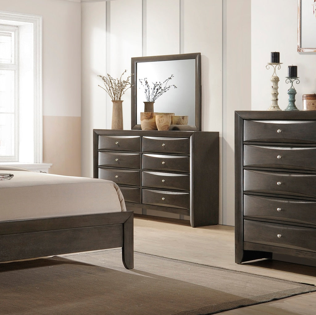 EMILY DRESSER 8 DRAWERS GREY (V) – VIVI Furniture