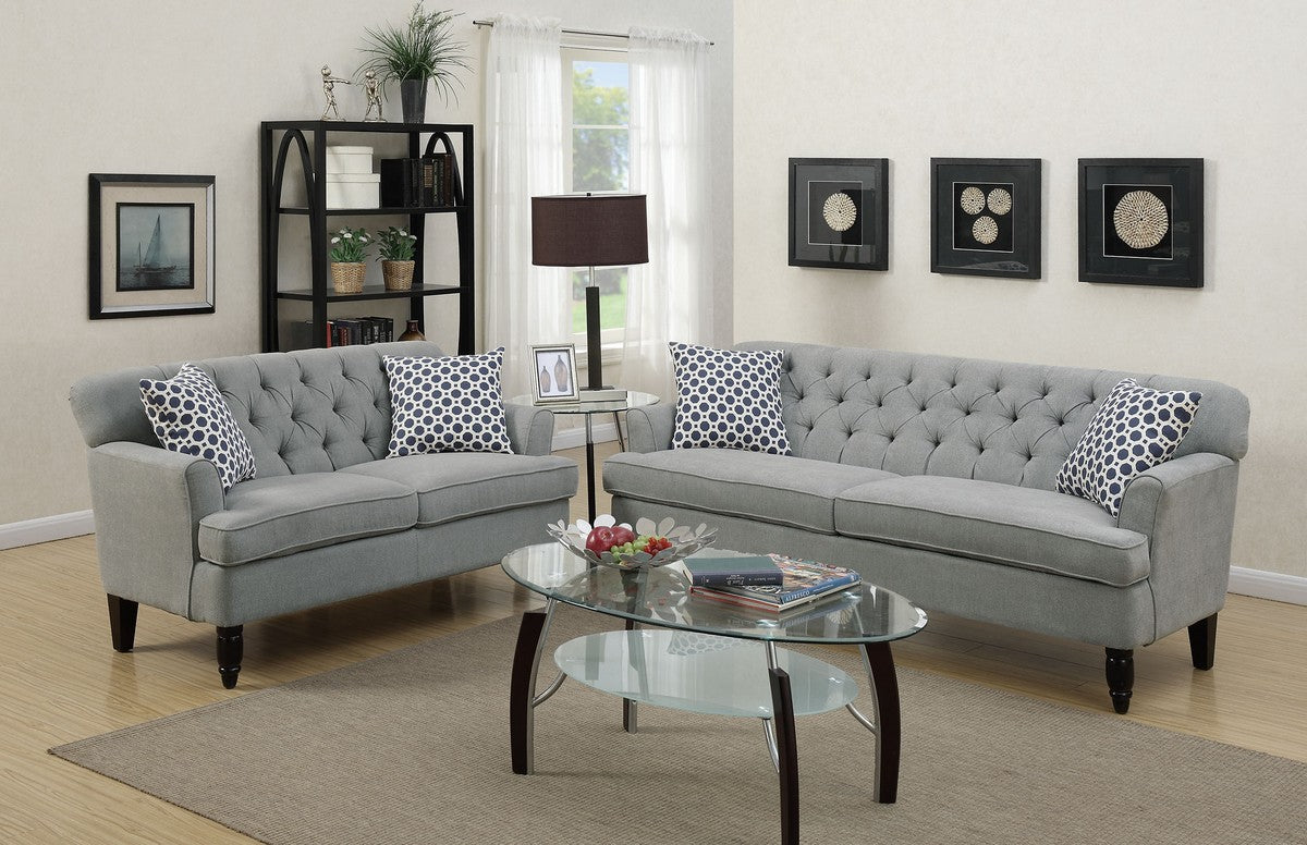 NICE SOFA SET 2PC TAUPE COLOR